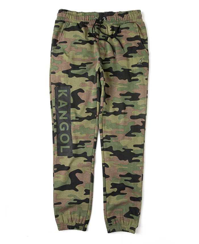 Kangol Men's Camouflage Joggers Pant with Leg Print - Macy's