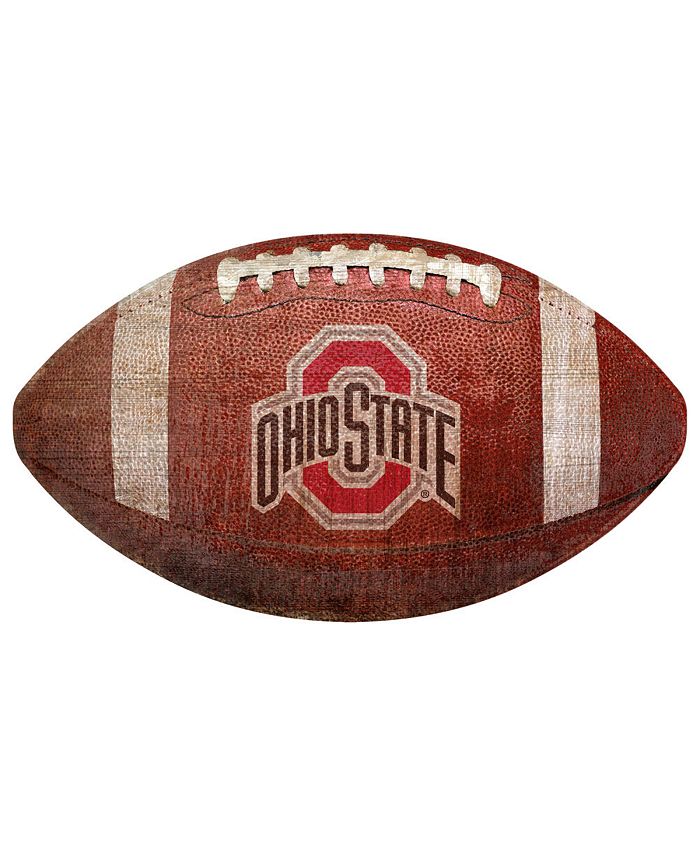 Lids Fan Creations Ohio State Buckeyes Cutout Football Wall Art - Macy's