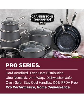 Granite Stone Diamond Pro Hard Anodized Ultimate Nonstick Diamond ...