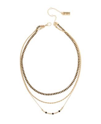 Jessica Simpson Stone Chain Layered Necklace - Macy's