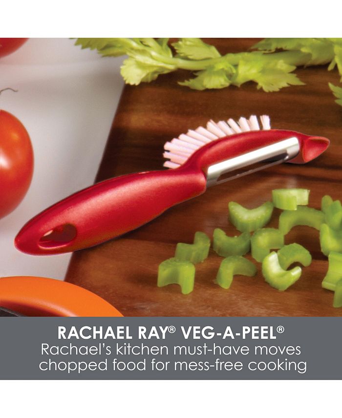 Rachael Ray Kitchen Prep Garbage Bowl, Veg-a-Peel, and Bench Scrape Set ...