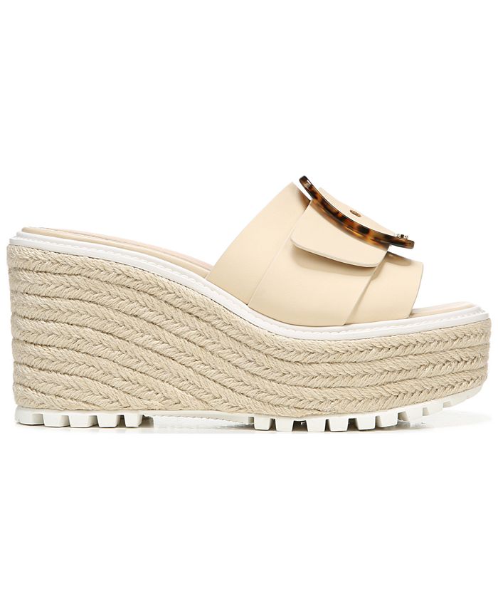 Sam Edelman Women's Livi Buckle Wedge Sandals - Macy's