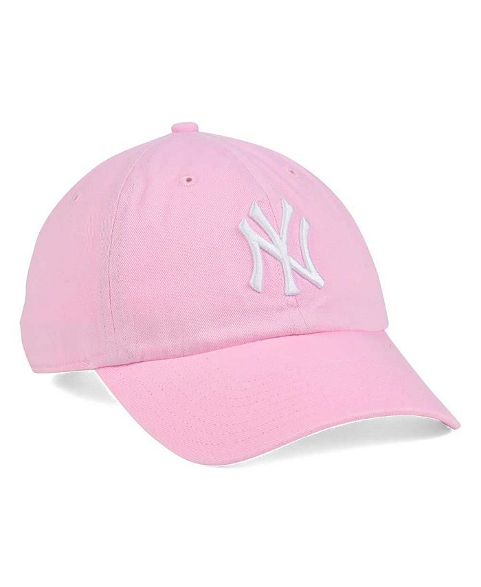 '47 Brand New York Yankees Pink White Clean Up Cap - Macy's