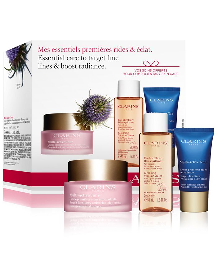 Clarins 3-Pc. Multi-Active Starter Set - Macy's
