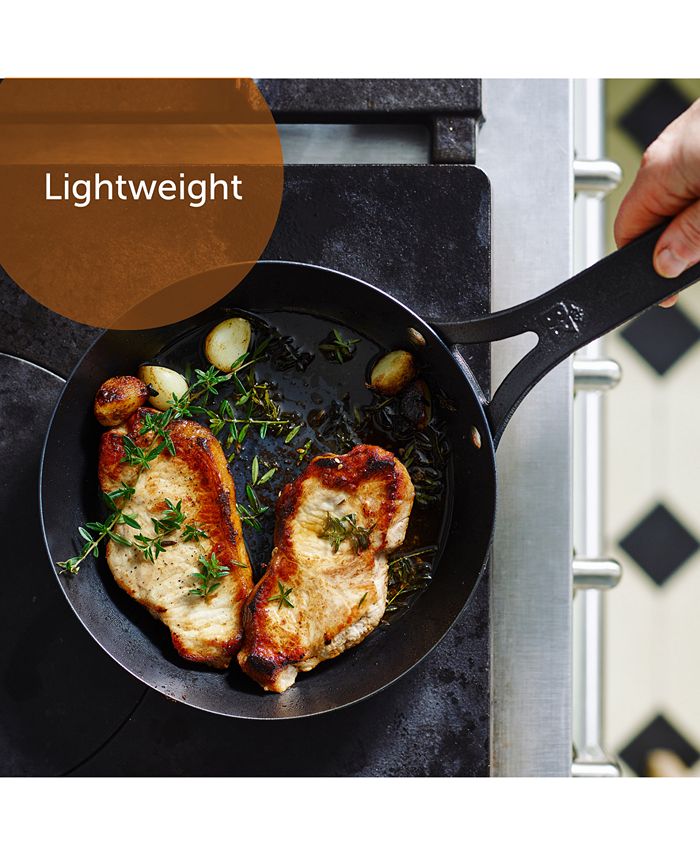 GreenPan BK Black Steel 12" Open Fry Pan - Macy's