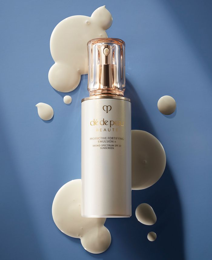 Clé de Peau Beauté Protective Fortifying Emulsion SPF 22, 4.2-oz. - Macy's