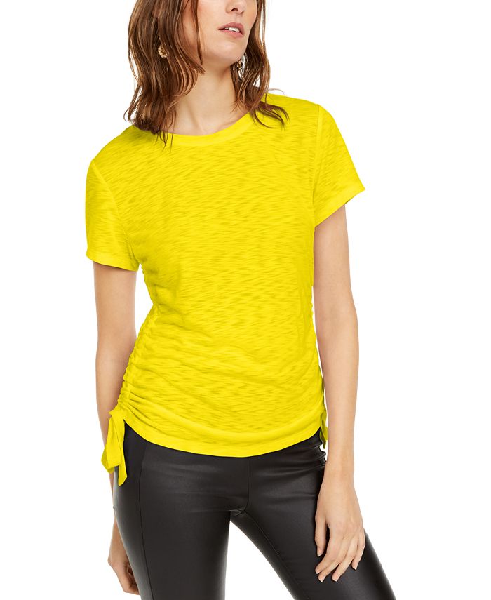 INC International Concepts Double-Ruched Top, Created for Macy's - Macy's