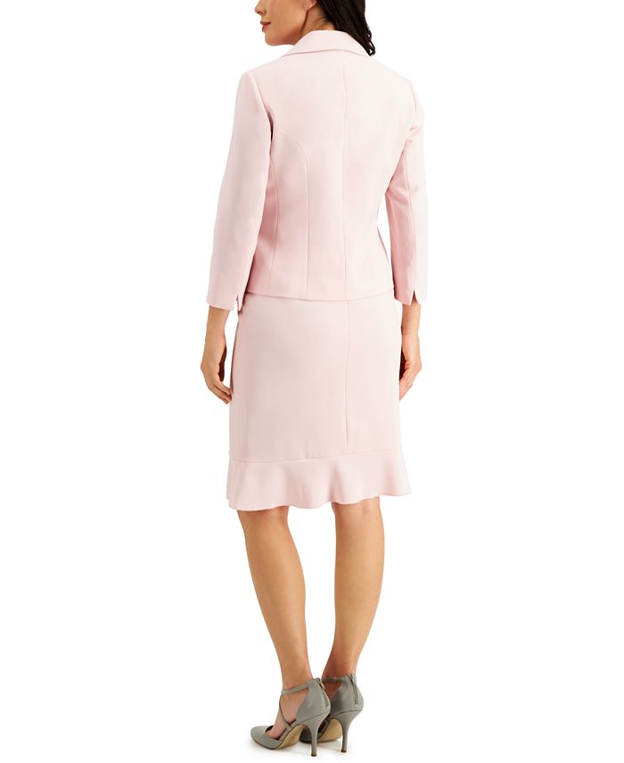 Le Suit Ruffle-Hem Skirt Suit & Reviews - Wear to Work - Women - Macy's