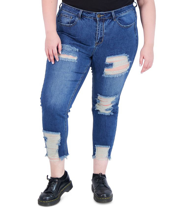 Gogo Jeans Trendy Plus Size Dream High-Rise Skinny Jeans - Macy's