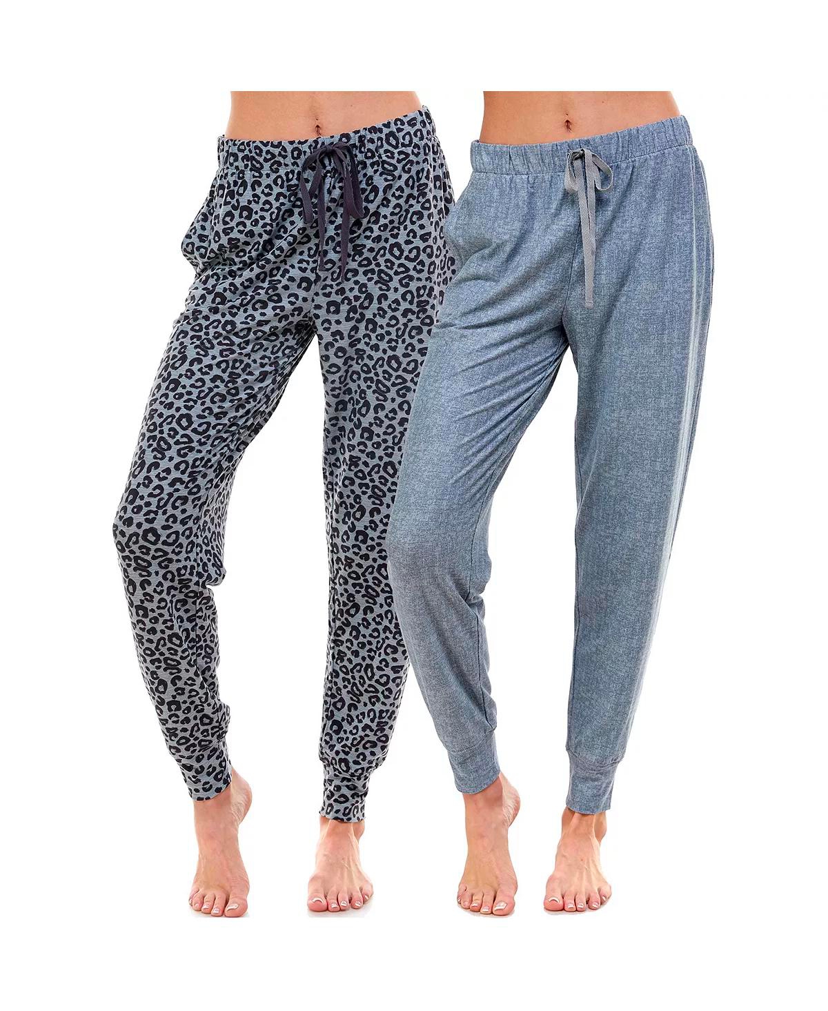 Click here for Roudelain 2-Pk. Jogger Sleep Pants - Leopard/gr prices