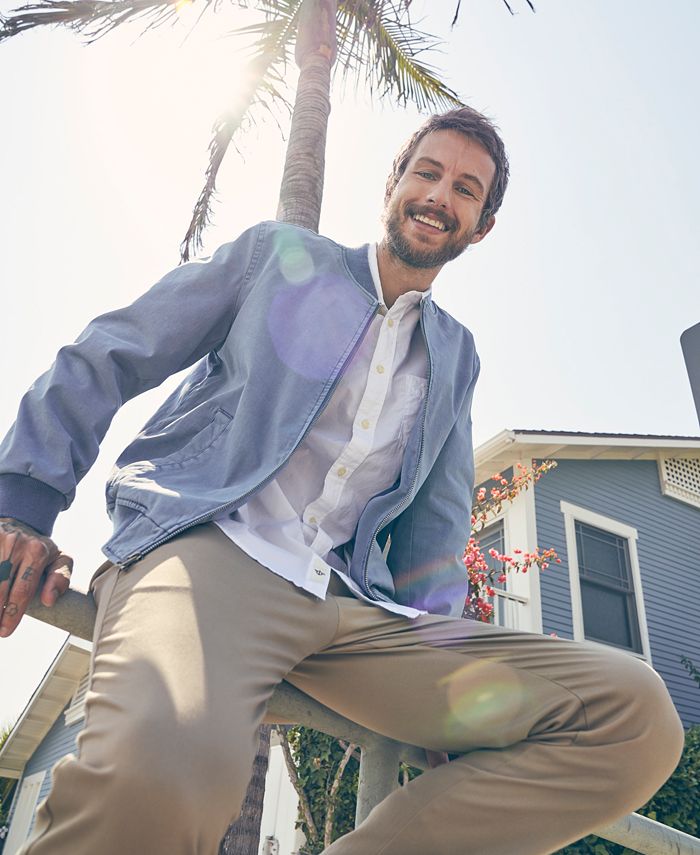 Dockers Mens' Signature Lux Cotton Straight Fit Stretch Khaki Pants ...