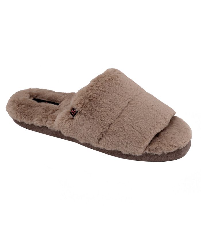 Cuddl Duds Women's Faux Fur Slid Slipper - Macy's