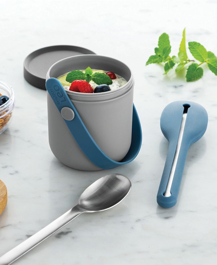 BergHOFF Leo to-Go Dual Lunch Box and Flatware Set - Macy's