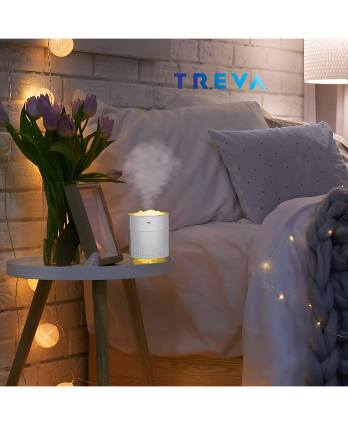 Treva Rechargeable Cool Mist Travel Humidifier with Nightlight, 500 mL ...