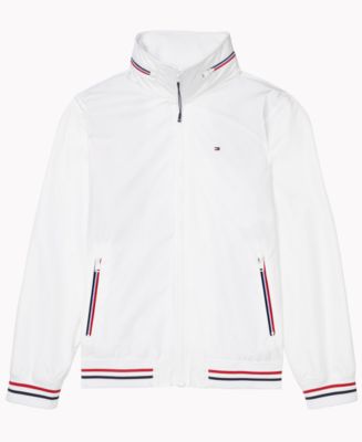 Tommy hilfiger men's stand collar lightweight yachting jacket store
