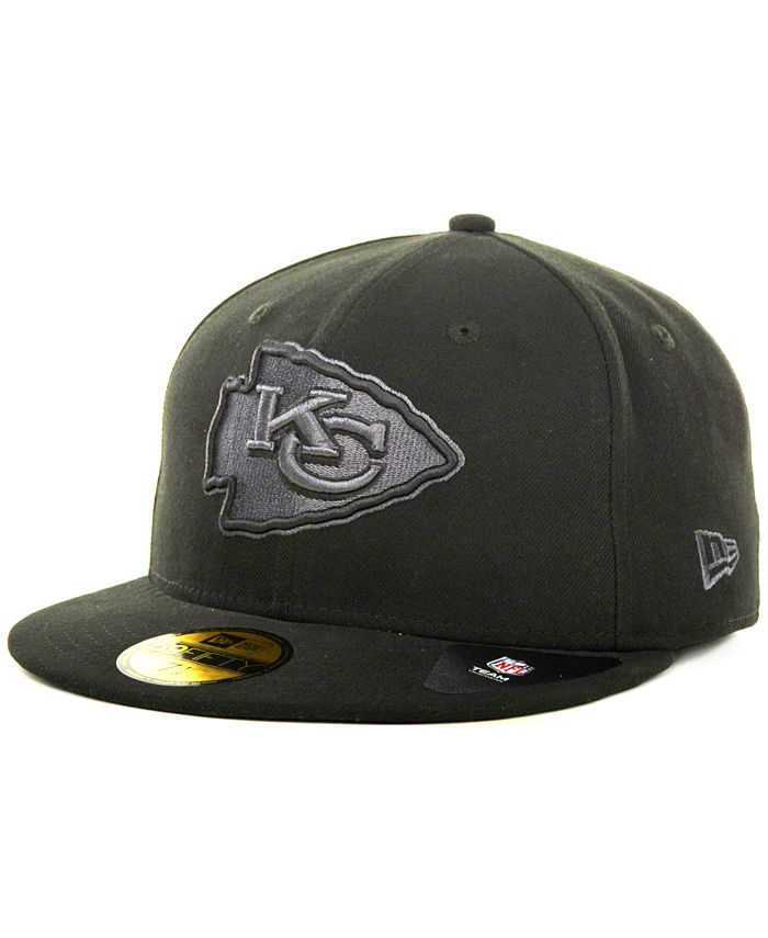 New Era Kansas City Chiefs Black Gray 59FIFTY Cap - Macy's