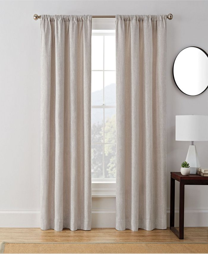 Brookstone Troy Window Curtain Panel, 108" x 50" - Macy's