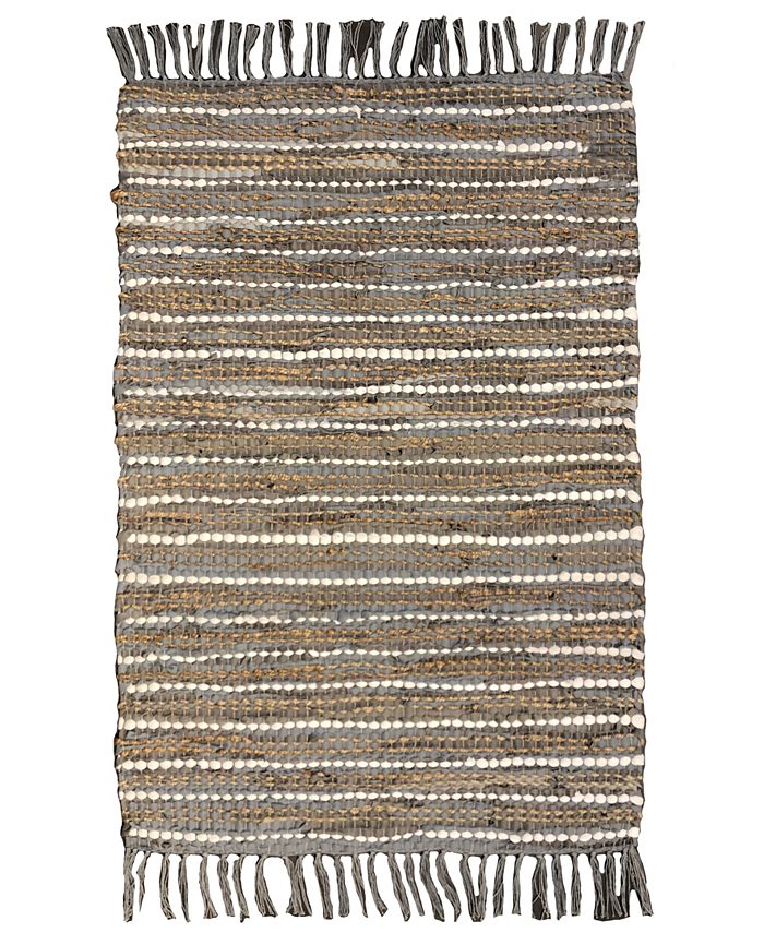 BCBGMAXAZRIA Stripe 27" x 45" Accent Rug - Macy's