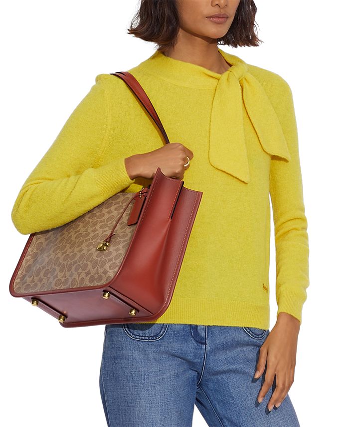 COACH Tyler Carryall In Signature Canvas & Reviews - Handbags ...