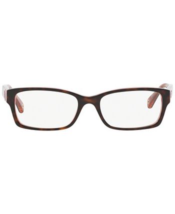 COACH HC6040 Women's Rectangle Eyeglasses - Macy's