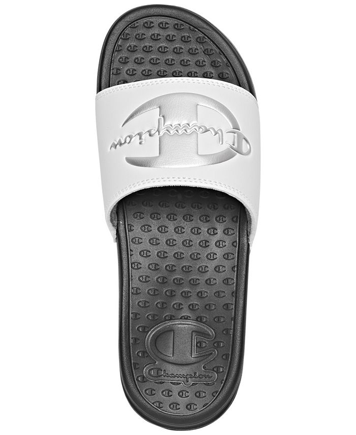 Champion Women's Super Slide Sandals from Finish Line - Macy's