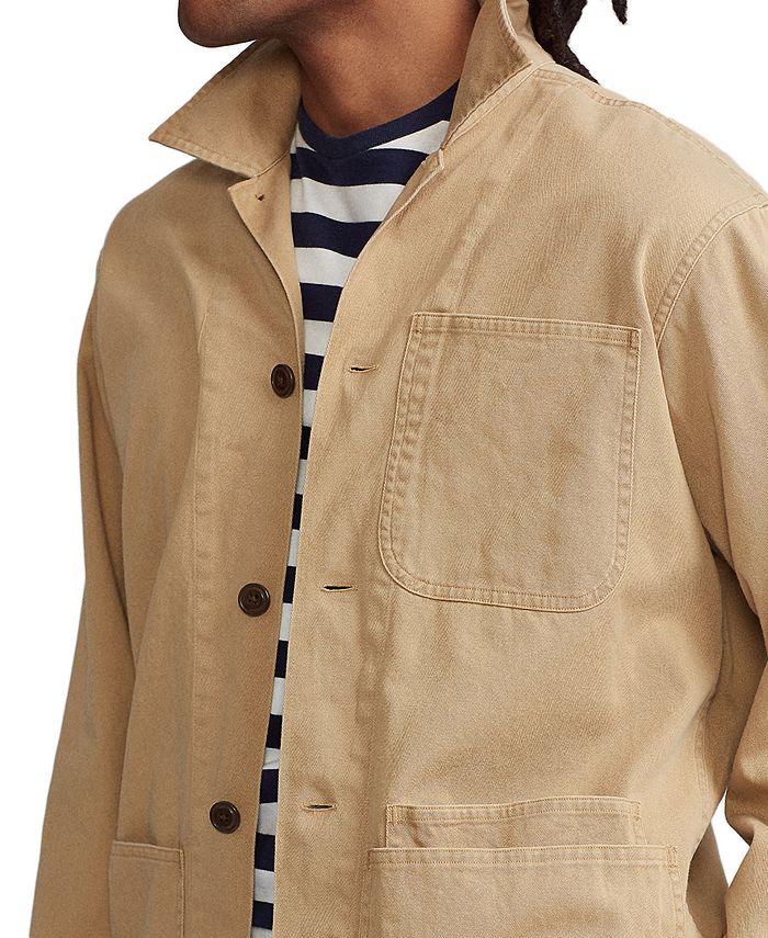 Polo Ralph Lauren Men's Twill Utility Overshirt - Macy's