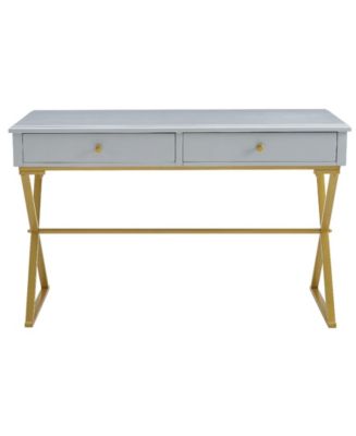 Linon Home Décor Paladin Campaign Desk - Macy's