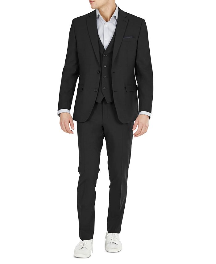 Bar III Men's Slim-Fit Solid Wool Suit Separates, Created for Macy's ...