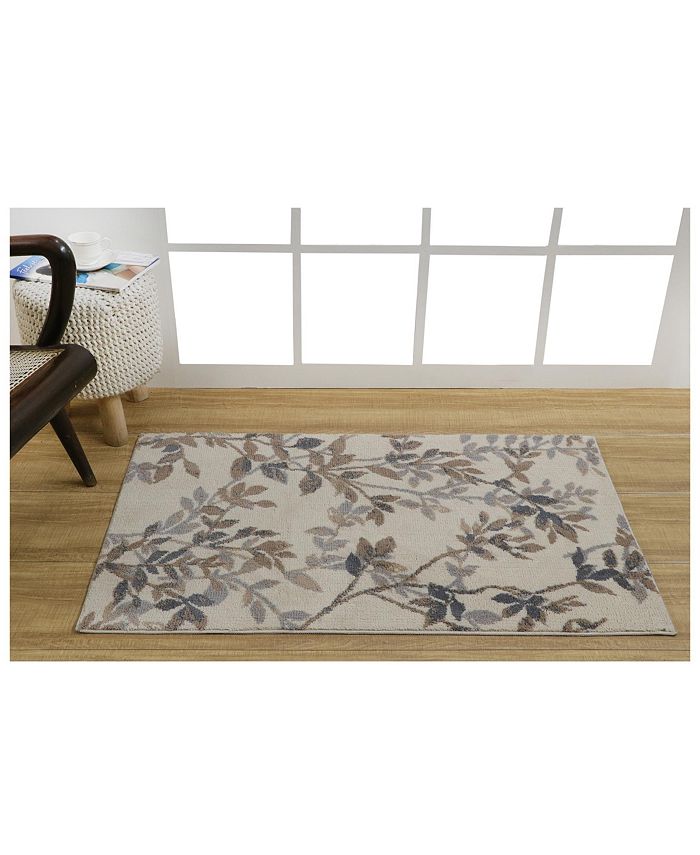 Riviera Home Mahala Branches 27" x 45" Accent Rug - Macy's