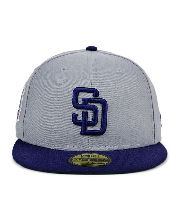 New Era San Diego Padres Gray Anniversary 59FIFTY Cap - Macy's