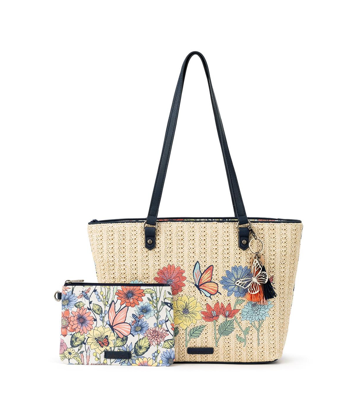 Click here for Sakroots Womens Meadow Tote - Sand tapestry prices