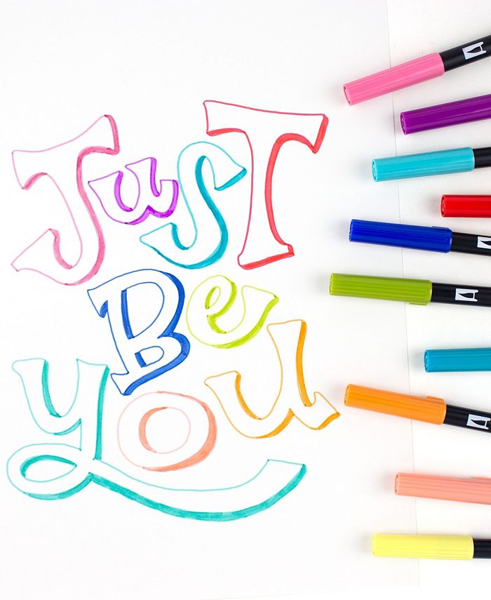 Tombow Dual Brush Pen Art Markers, 10-Pack & Reviews - Home - Macy's