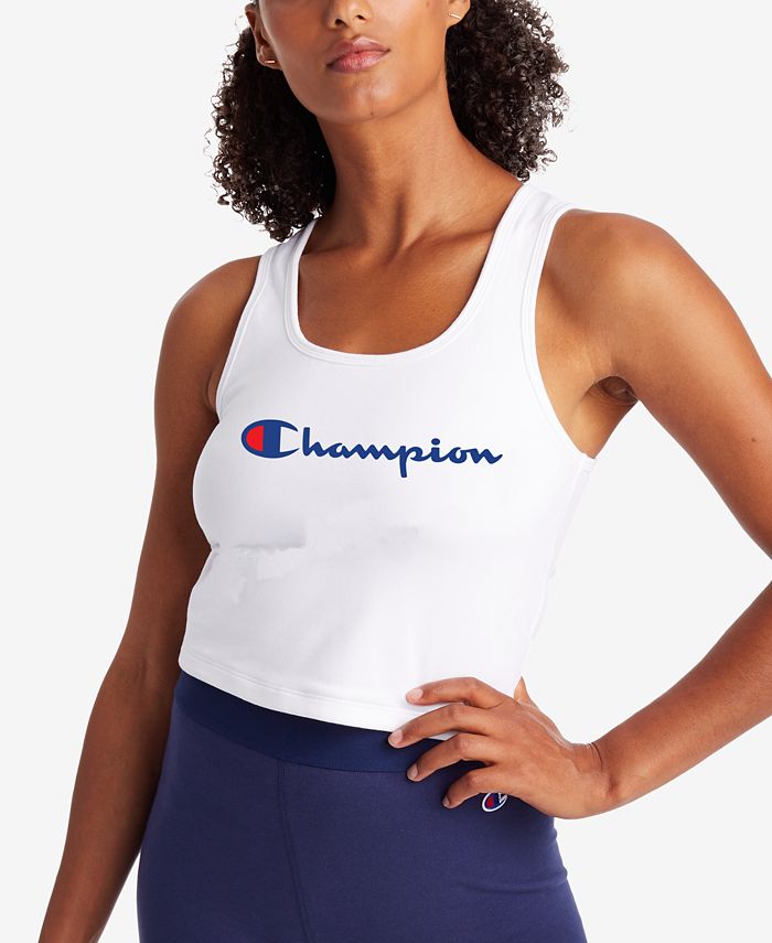 Champion Women's Authentic Crop Top - Macy's