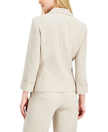 Kasper Pebble Crepe Jacket - Macy's
