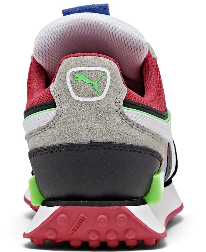 Puma Women's Future Rider Double Berry Glitch Casual Sneakers from ...