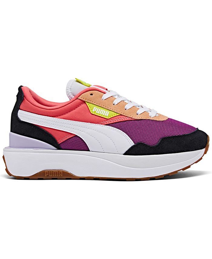 Puma Women's Cruise Rider Sunset Casual Sneakers from Finish Line - Macy's