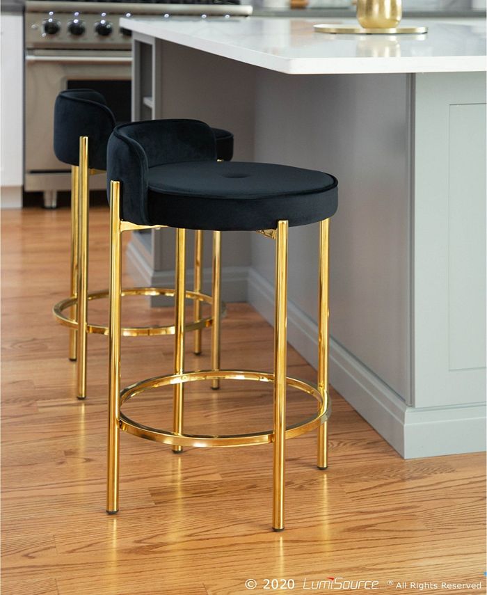 Lumisource Chloe Counter Stool - Set of 2 - Macy's