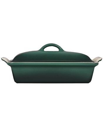 Le Creuset Heritage Stoneware 12" x 9" Covered Rectangular Baking Dish ...