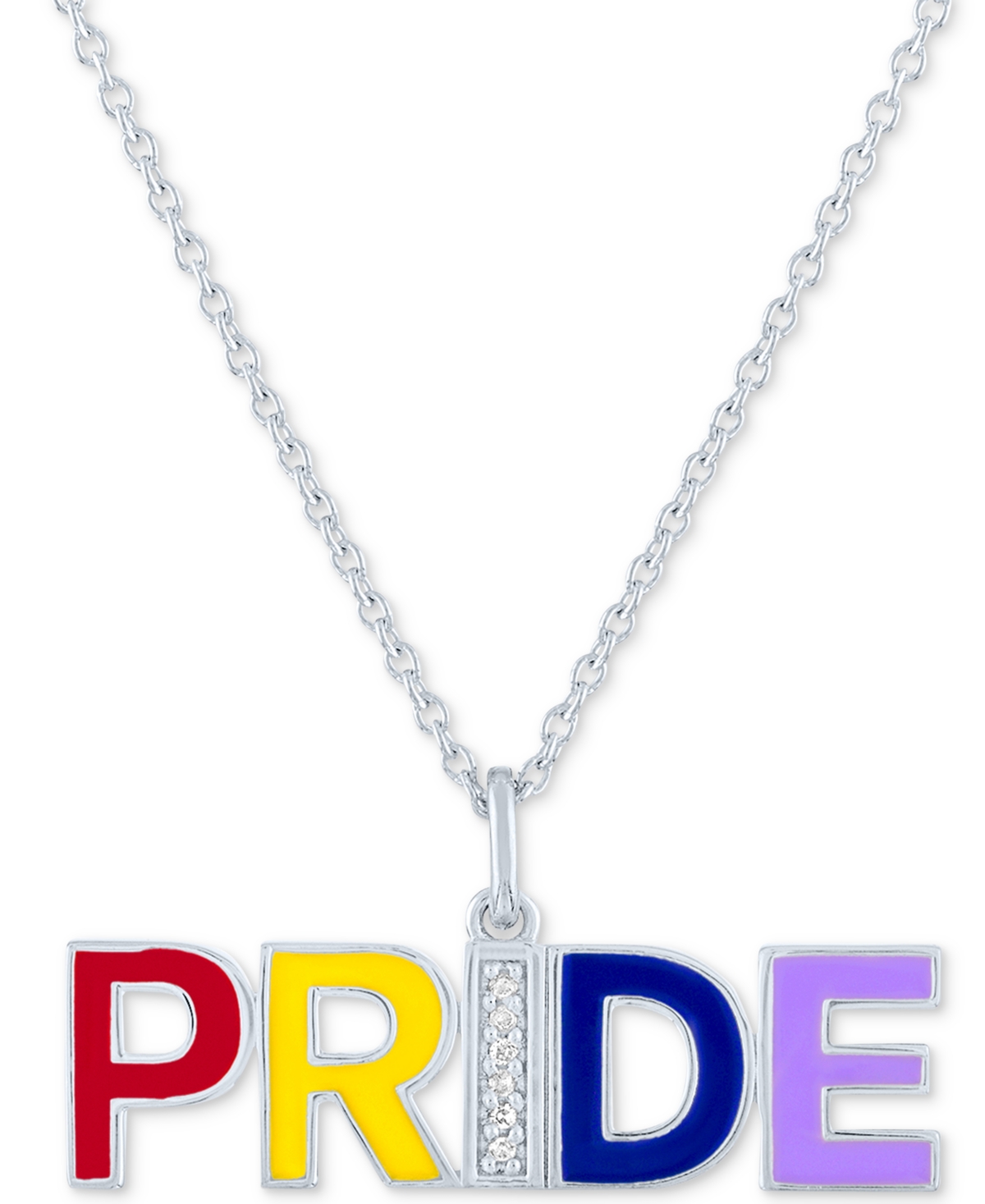 Click here for Diamond Accent Pride Pendant Necklace in Sterling... prices