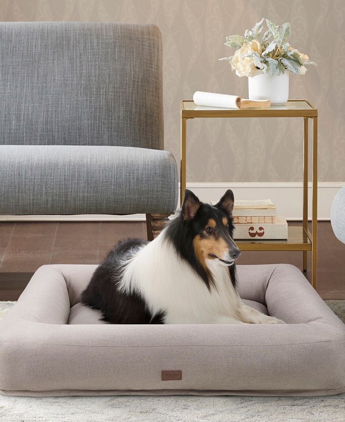 Martha Stewart Collection Madison Bolster Pet Napper with Removable ...