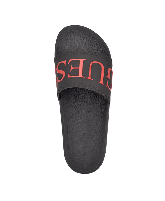 GUESS Men's Exit Slides - Macy's