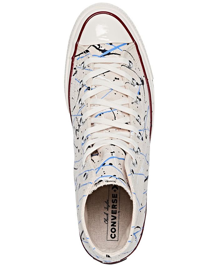 Converse Men's Chuck 70 Paint Splatter High Top Casual Sneakers from ...