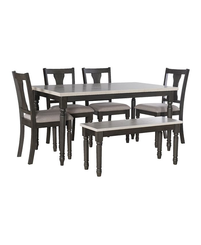 Powell Furniture Gently Dining Set, Set of 6 - Macy's