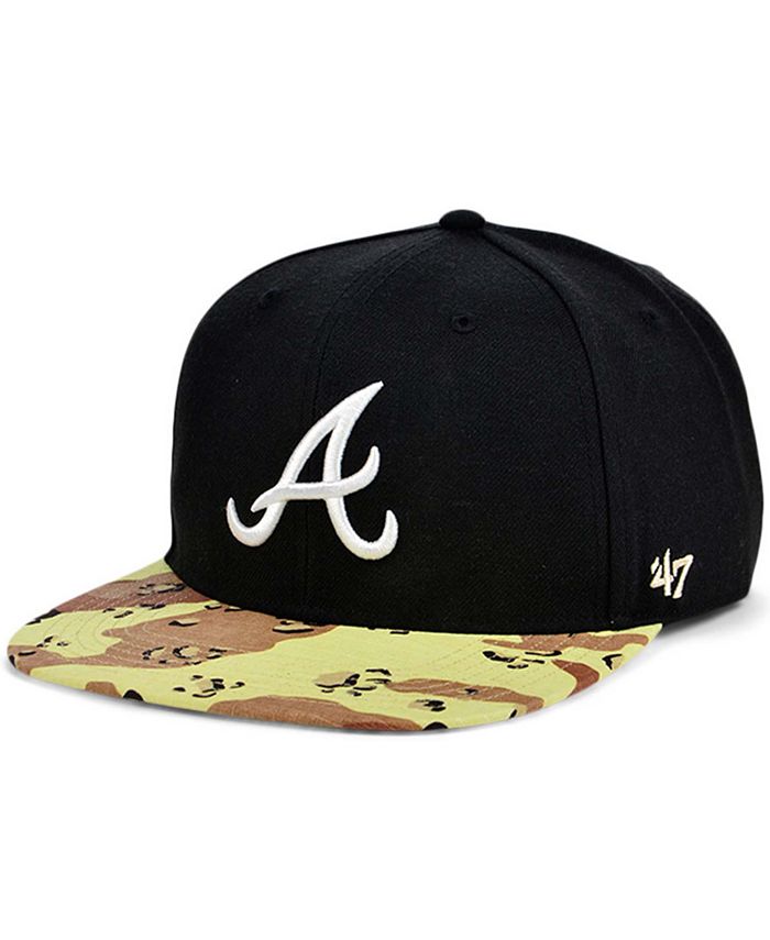 '47 Brand Atlanta Braves Operation Camo Snapback Cap - Macy's