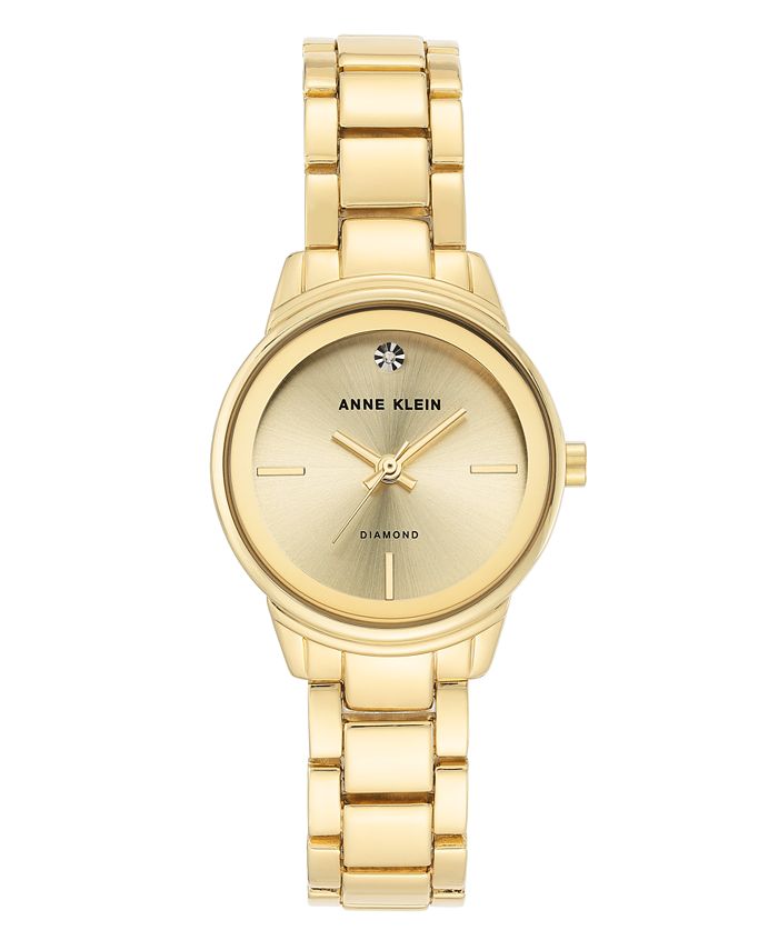 Anne Klein Women's Gold-Tone Bracelet Watch 30mm - Macy's
