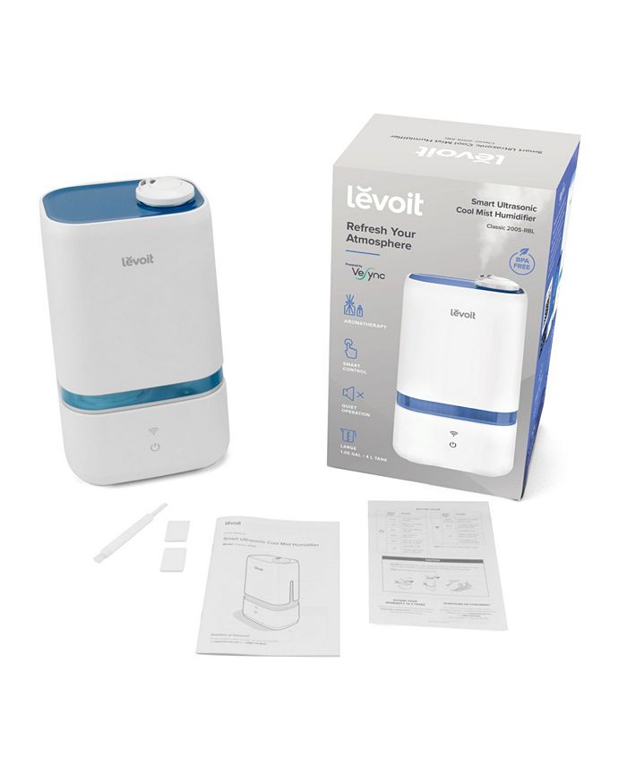 Levoit Smart Ultrasonic Cool Mist Humidifier - Macy's