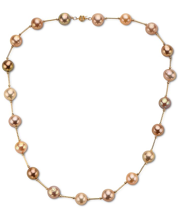 Effy Collection Effy® Multicolor Cultured Freshwater Pearl 10mm 18