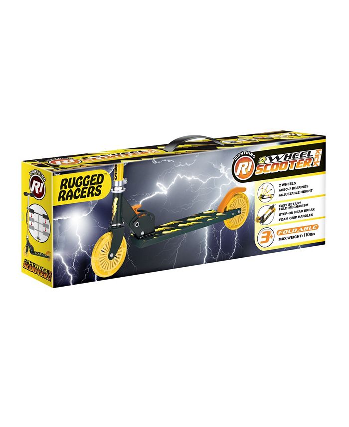 Rugged Racers 2 Wheel LED Kick Scooter - Macy's