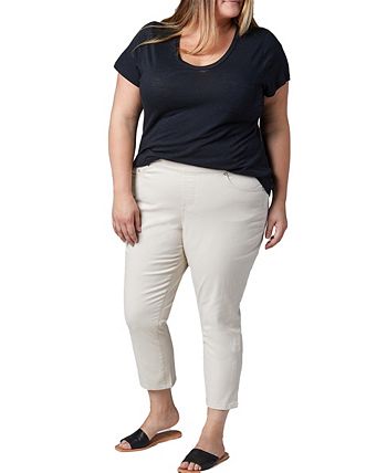 JAG Plus Size Maya Crop Jeans & Reviews - Jeans - Plus Sizes - Macy's