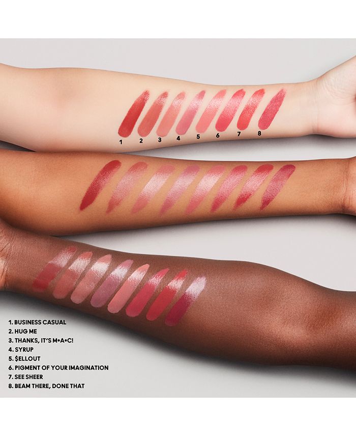MAC Lustreglass Sheer-Shine Lipstick - Macy's